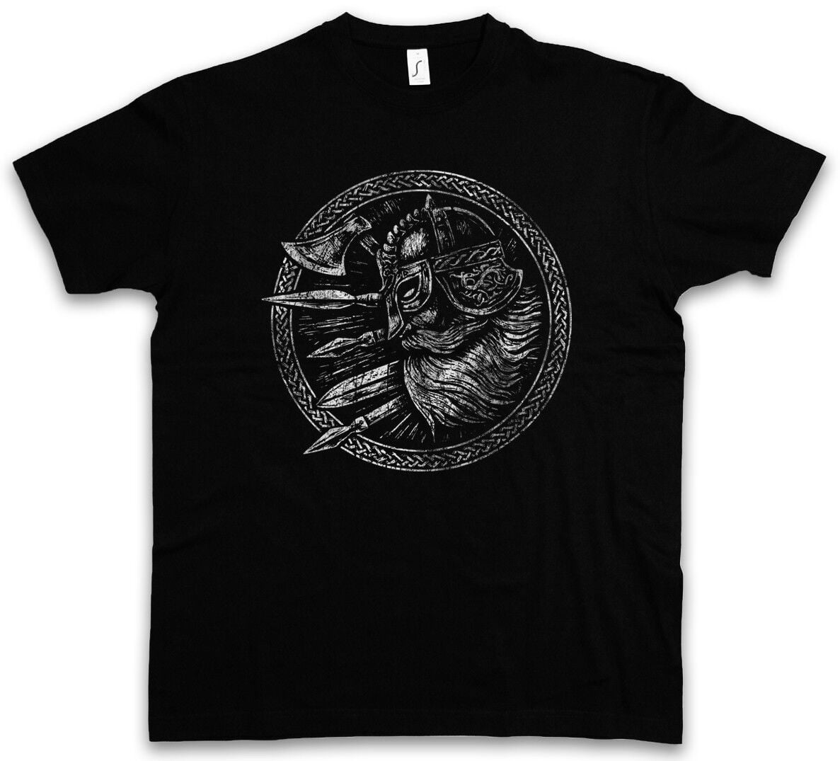 VIKING II T-SHIRT Runes Valhall Valhalla Odin Thor Norse Vikings Boat ...