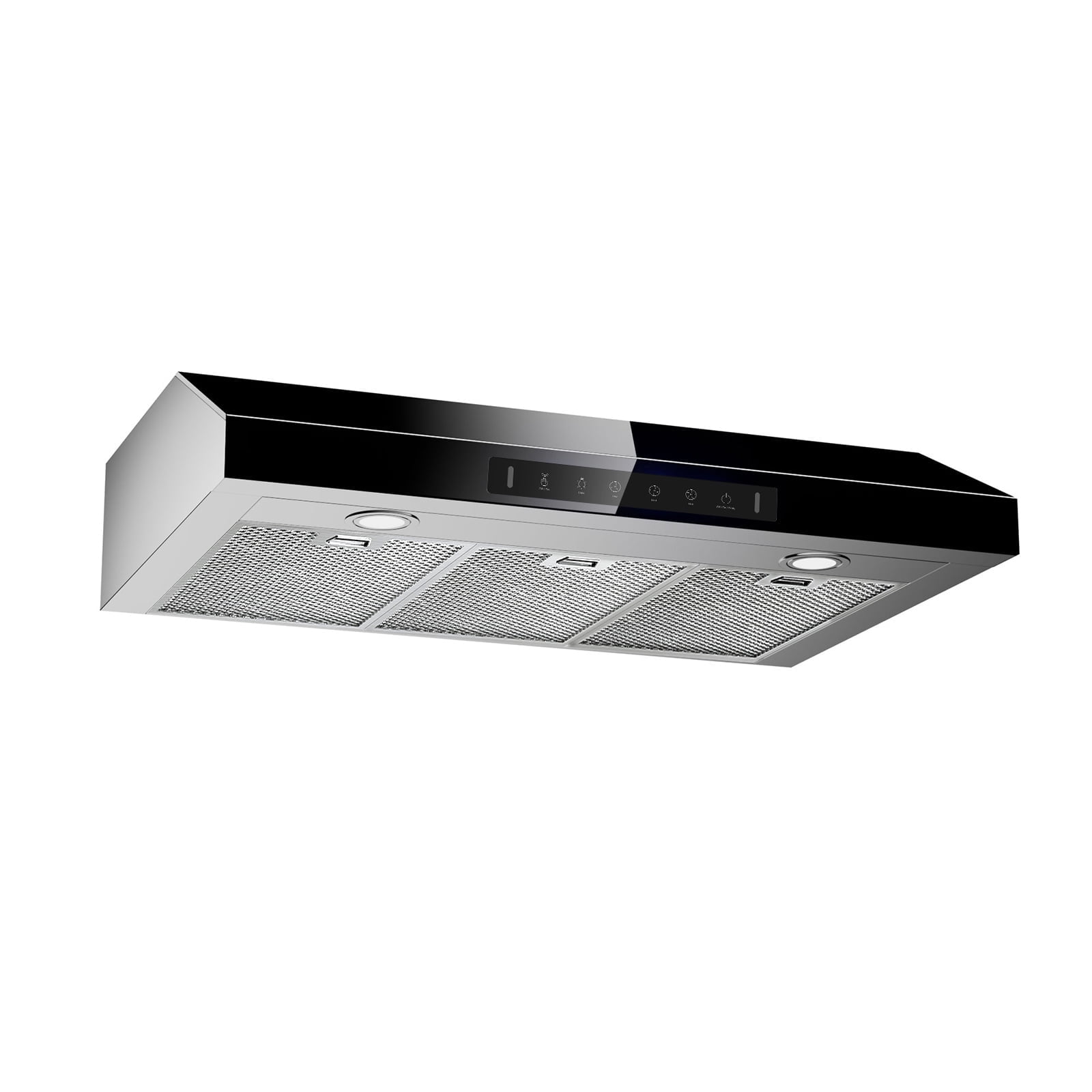 VIKIO 36 inch 900CFM Ducted Under Cabinet Range Hood, 3-Speed Gesture ...