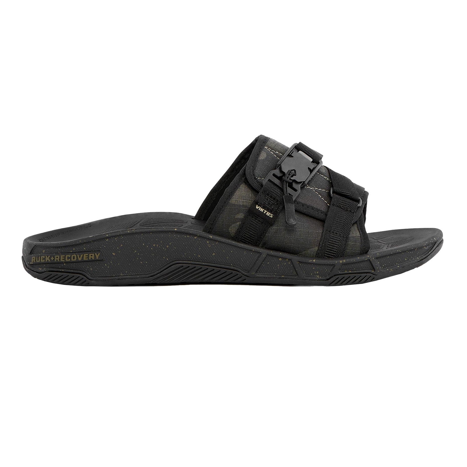 VIKTOS Adult Male Ruck Recovery SF Slide Sandals, Nightfjall Camo, Size ...