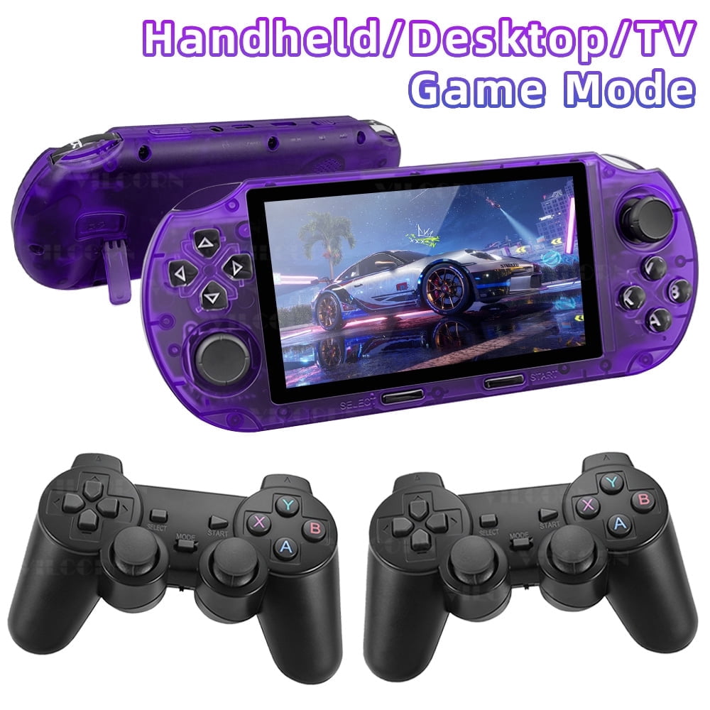 VILCORN SF3000 HD Handheld Game Console, Portable, for PS1 GBA SNES ...