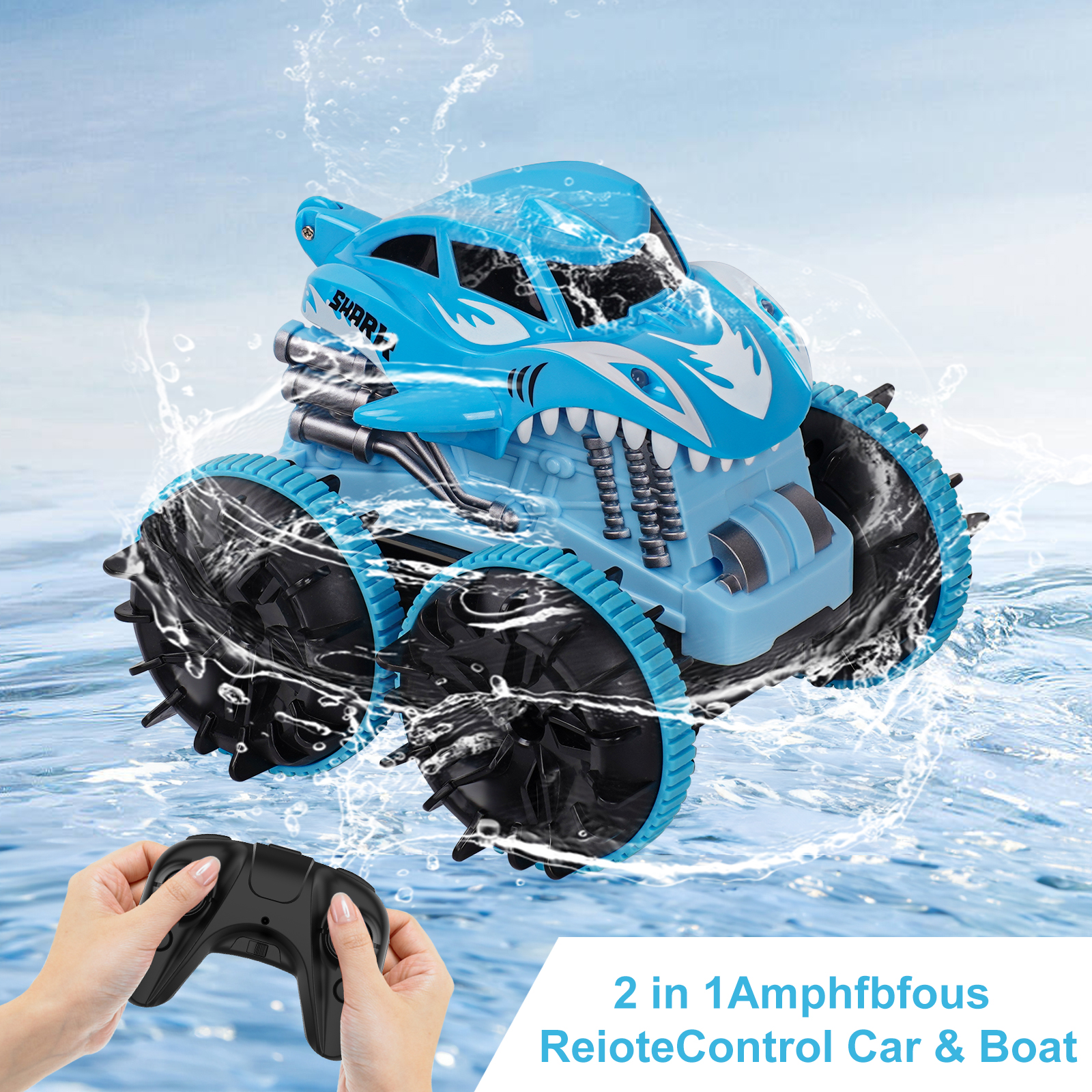 Little Tikes Shark Strike RC Remote Control Toy Car - Walmart.com