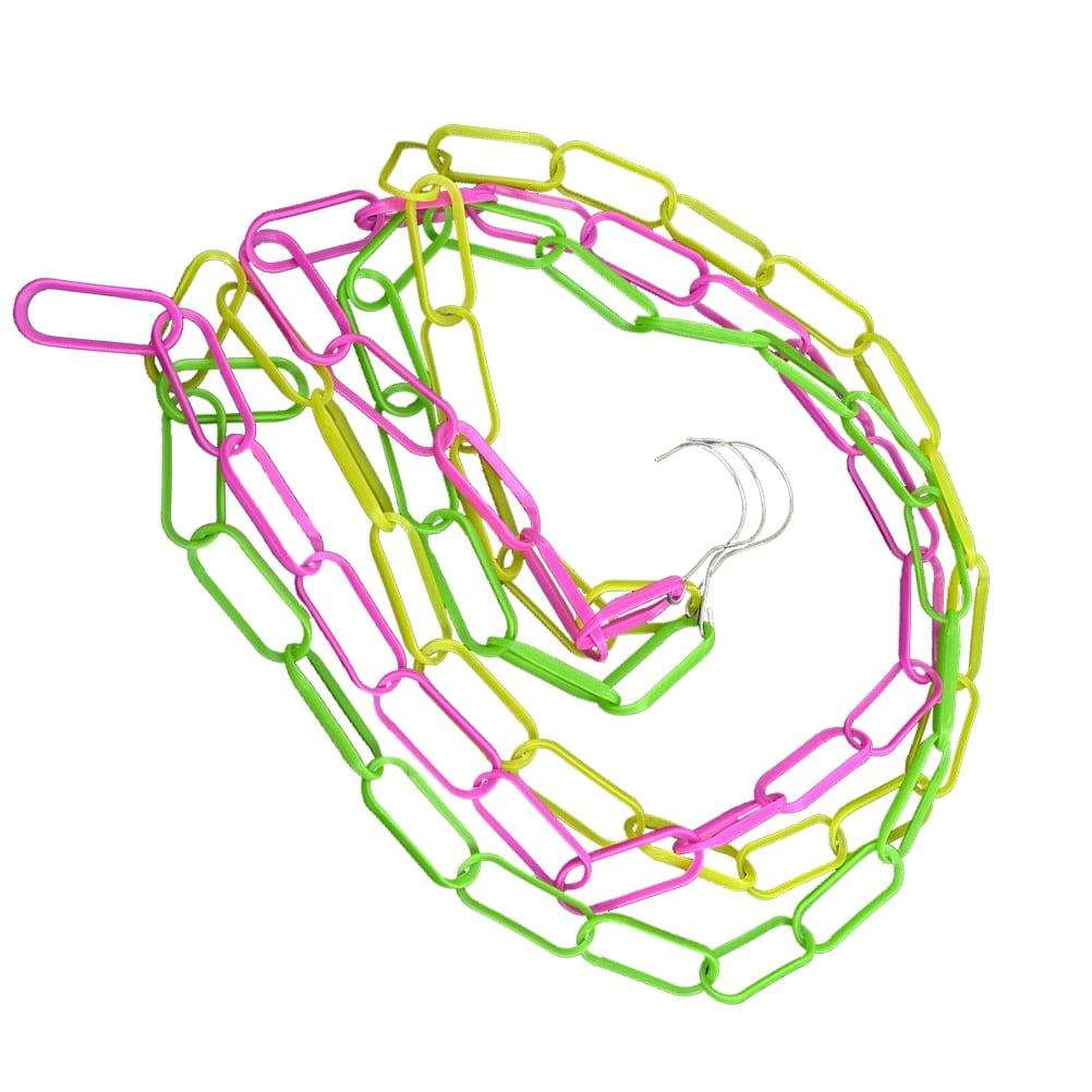 VILLCASE 2 Pcs Plastic Chain Hangers Colored Safety Chain Hanging ...