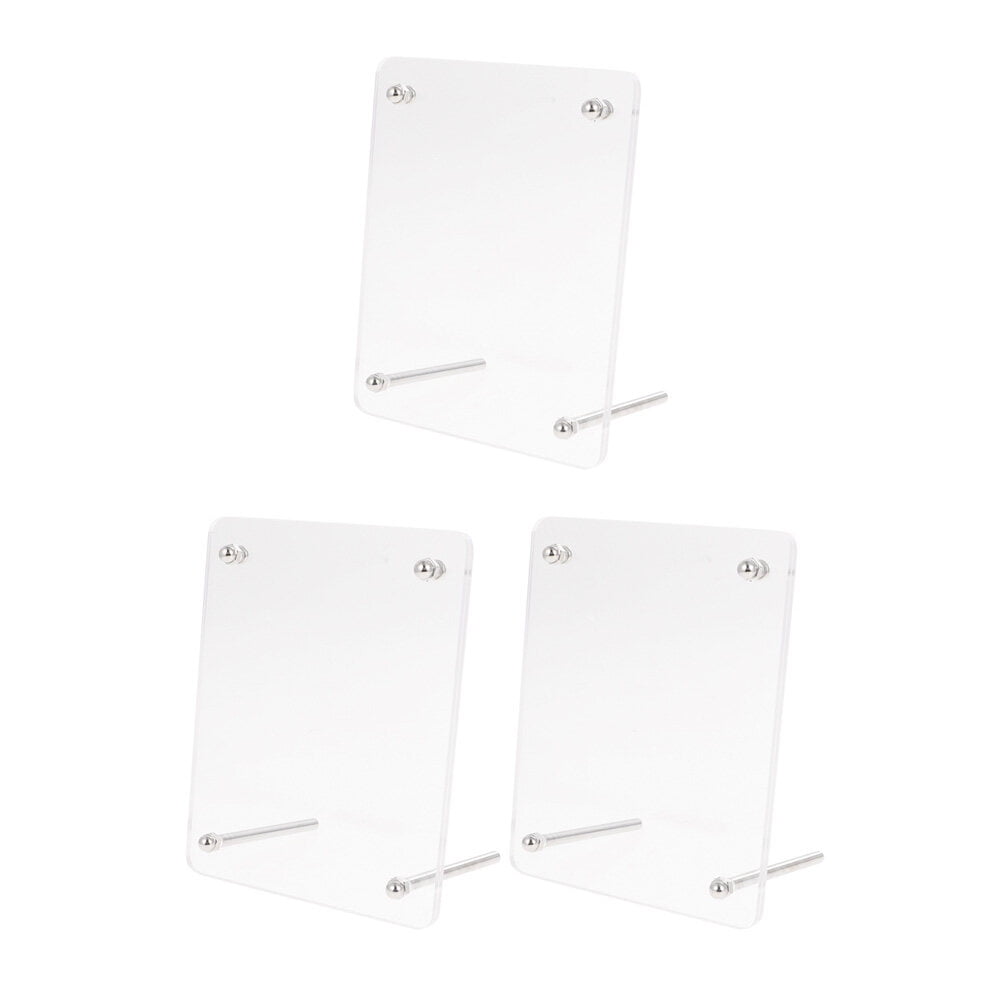 VILLCASE 3 Pcs Picture Frame Round Angle Photo Frame Certificate ...