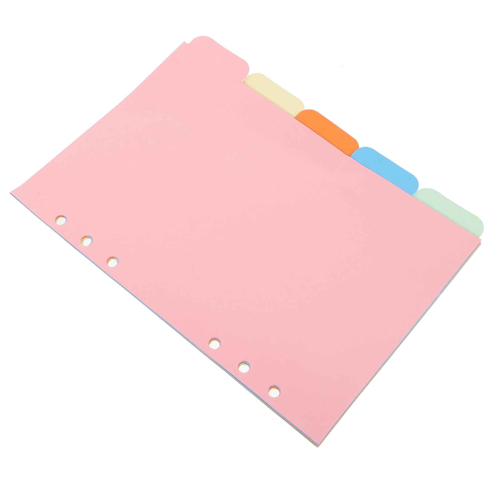 Topbathy Aesthetic Binder Dividers with Tabs A5 Planner Dividers Color ...
