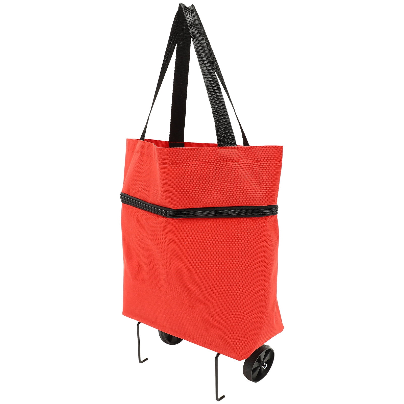 VILLCASE Collapsible Laundry Baskets Trolley Shopping Portable Bag ...