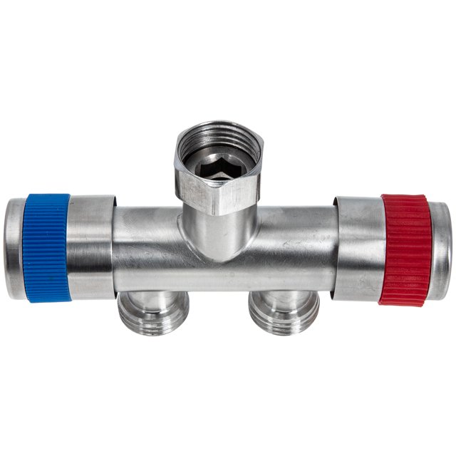 VILLCASE Hose Supply Stainless Steel Faucet Splitter Washing Machine ...