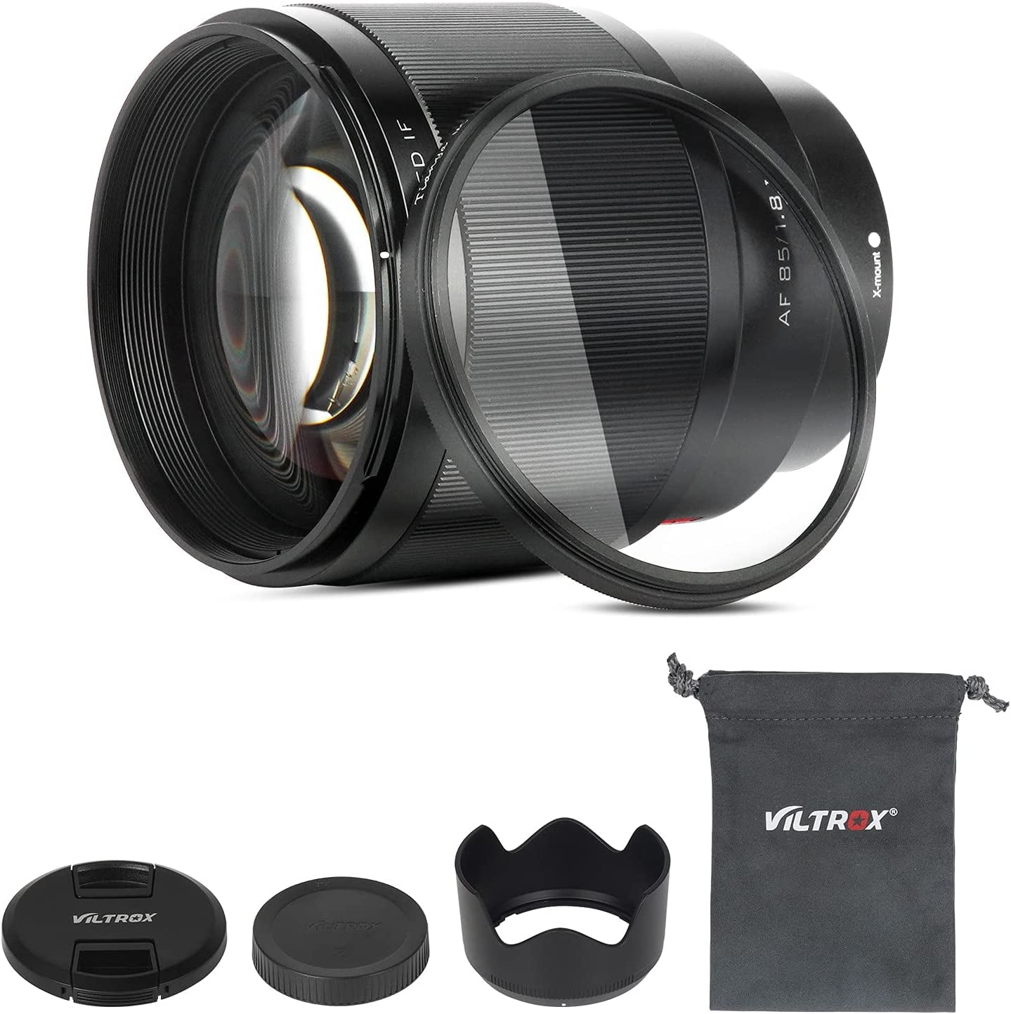 VILTROX 85mm f/1.8 F1.8 Fuji x Mount Mark II Lens AF Auto Lens Portrait ...