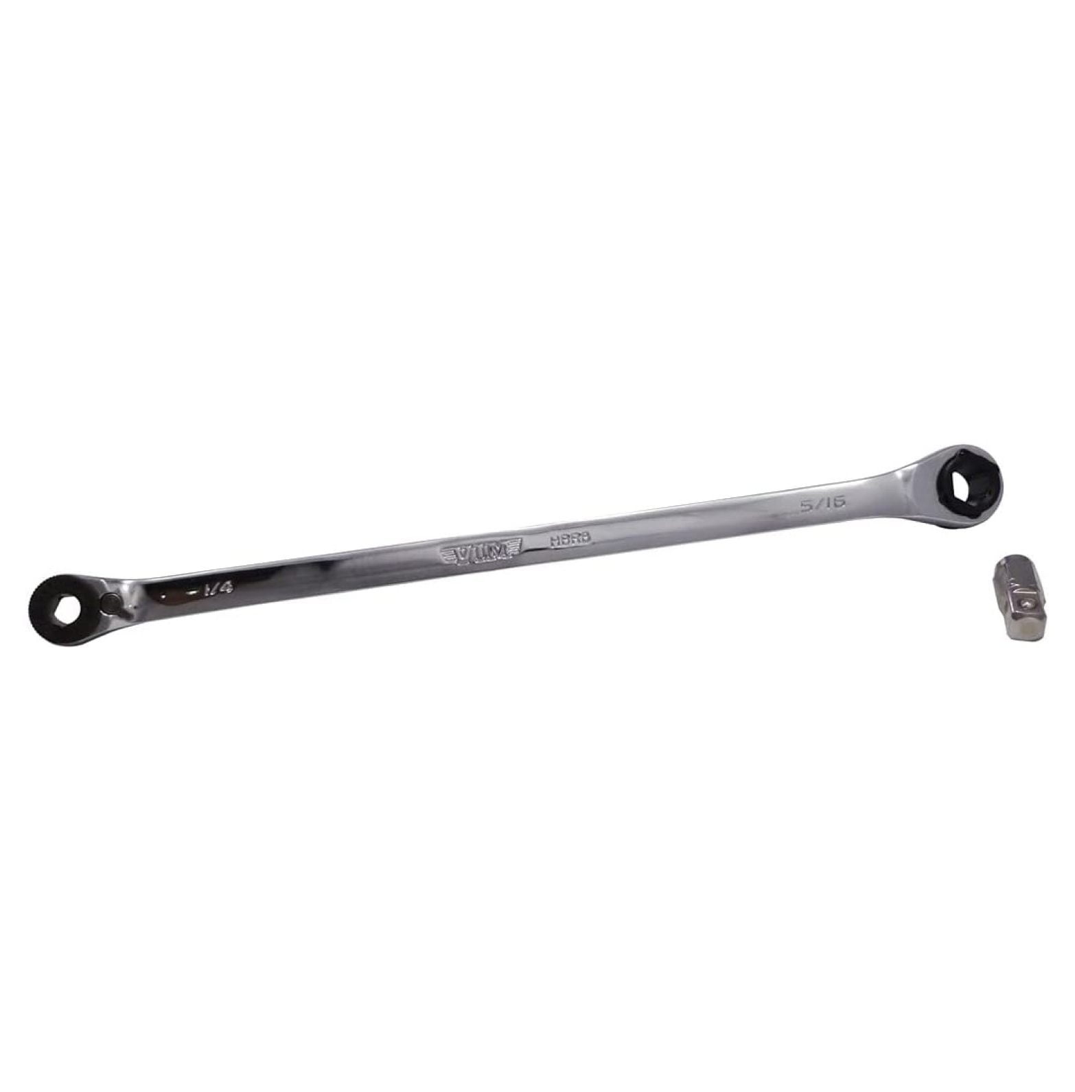 VIM HBR8 1/4" & 5/16" Hex Micro Bit Ratchet with 1/4" Square Drive ...