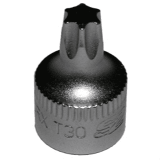 VIM Tools T30 - 1/2 CUT Torx Driver, 1/4 in. Square Drive, 3/4 in. OAL ...