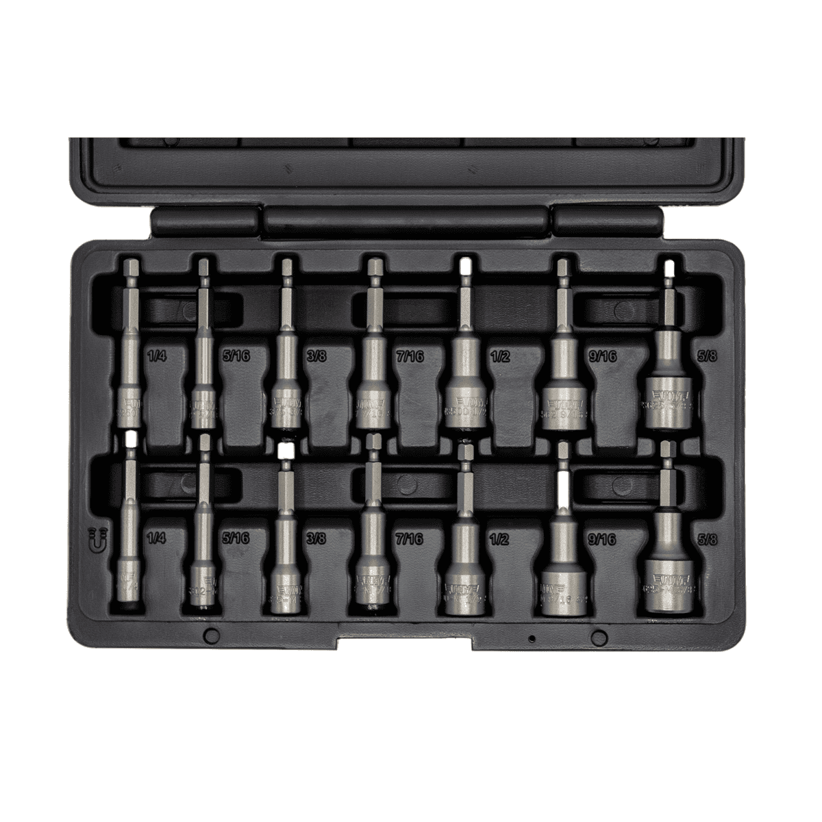 VIM Tools 14 Piece SAE Nut Setter Set (1/4 Inch - 5/8 Inch) - Walmart.com