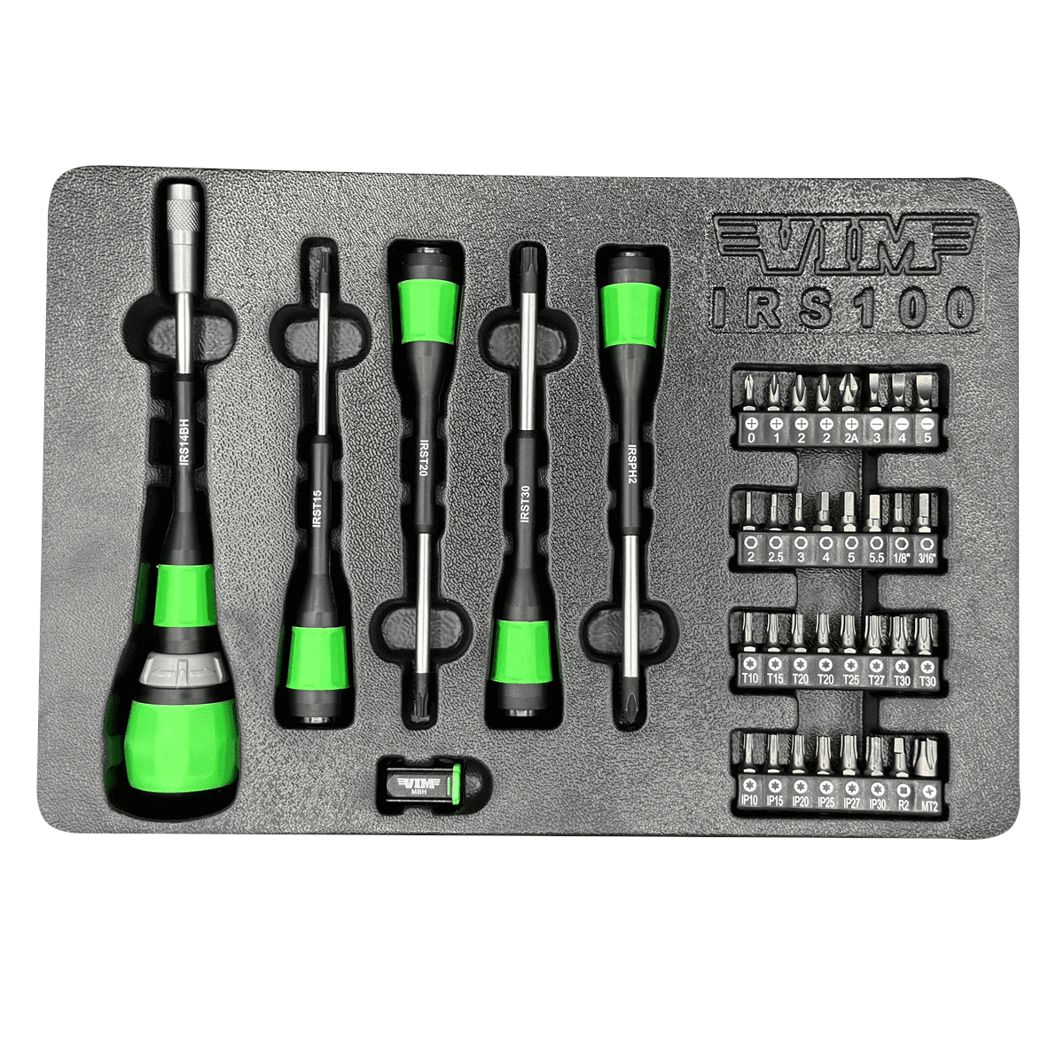 VIM Tools 39 Piece Interchangeable Ratcheting Screwdriver Master Set ...