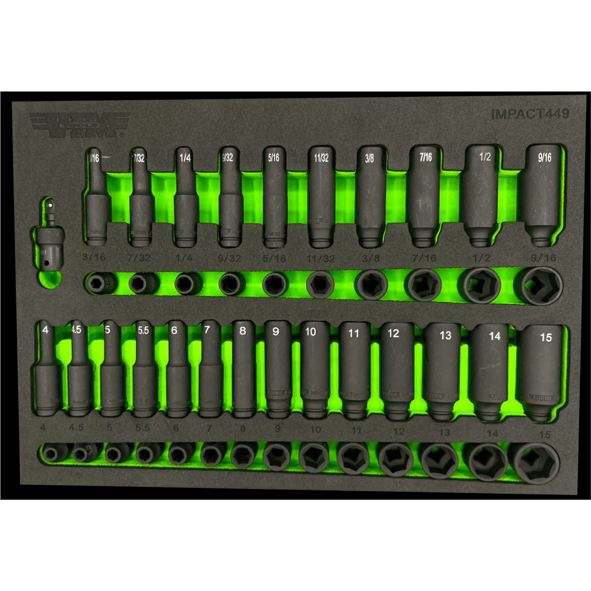 Master 1/4" Drive 49-Piece Impact Socket Set, SAE and Metric - Walmart.com