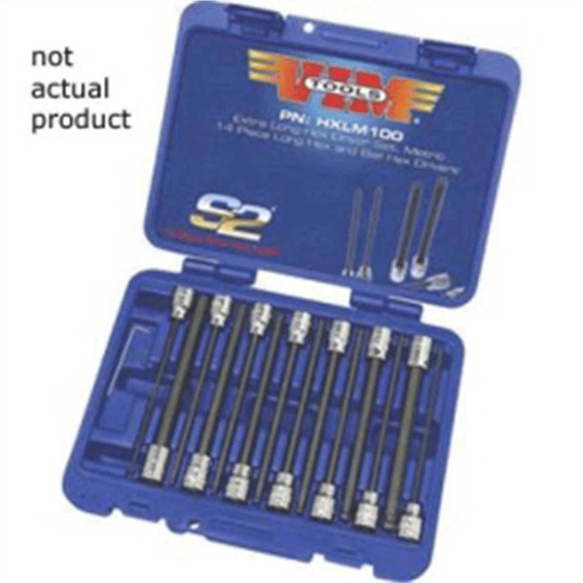 VIM Tools 5 mm Ball Hex Blade, 3/8 Square Drive Holder, 6 Inch OAL ...