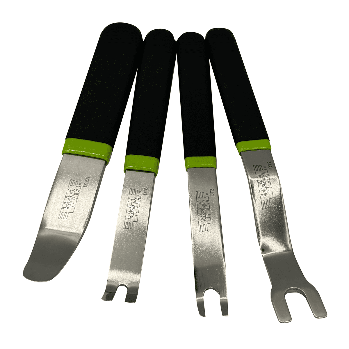 VIM Tools Door And Trim Tool Set, Stainless, 4 Piece Set, Dipped ...