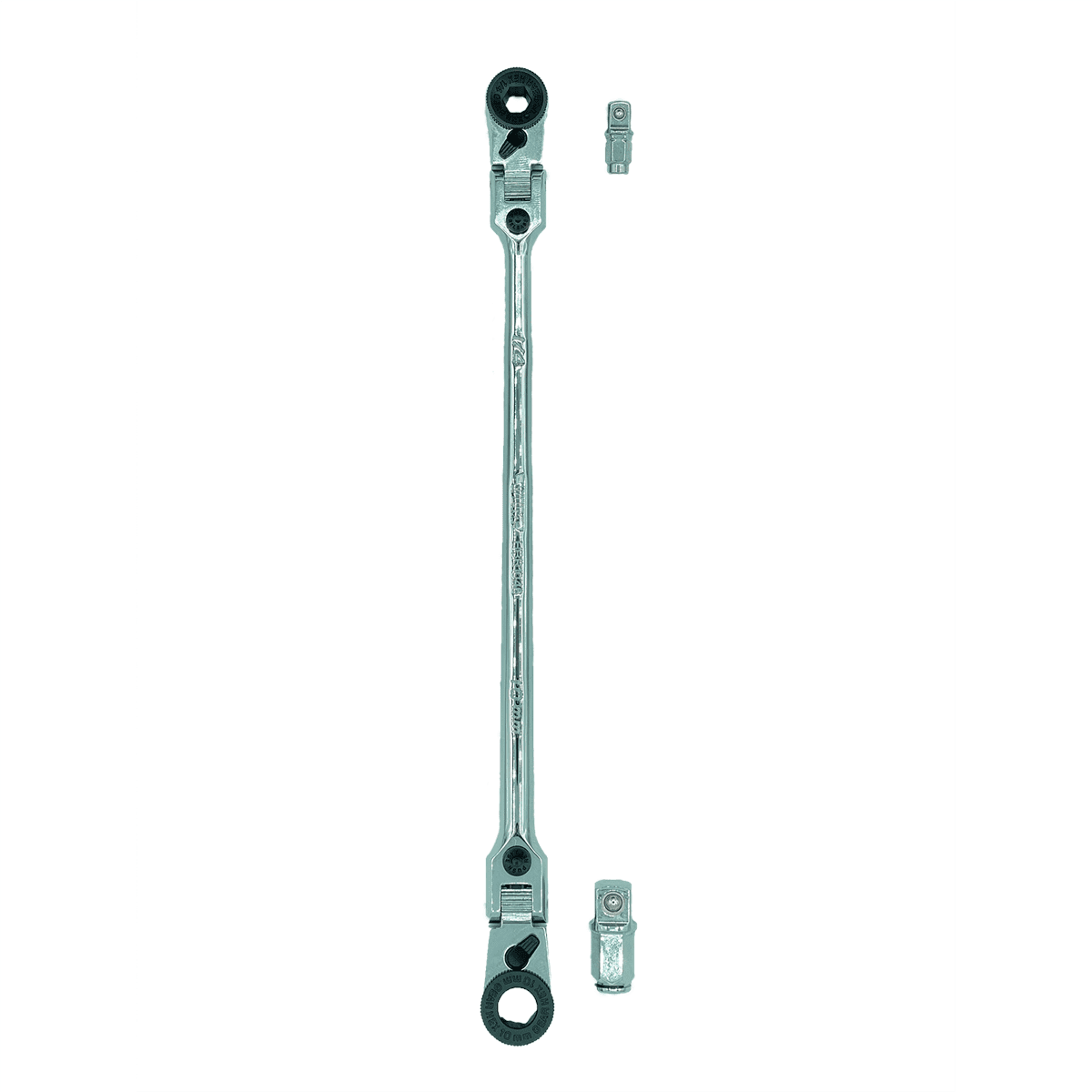 Walmart Dual Flex Head 1/4 & 3/8 Ratchet with Removable Drives, Wrench ...