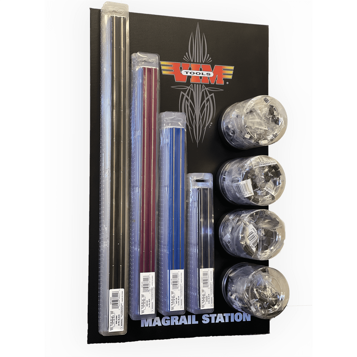 VIM Tools Magrail Station Wall Display For Jobbers (New Colors Added) - Walmart.com