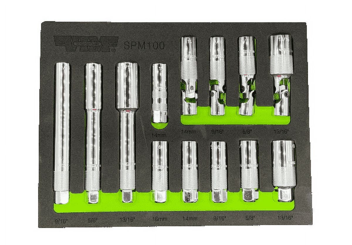 VIM Tools SPM100 13 Pc Master Spark Plug Tool Set - Walmart.com