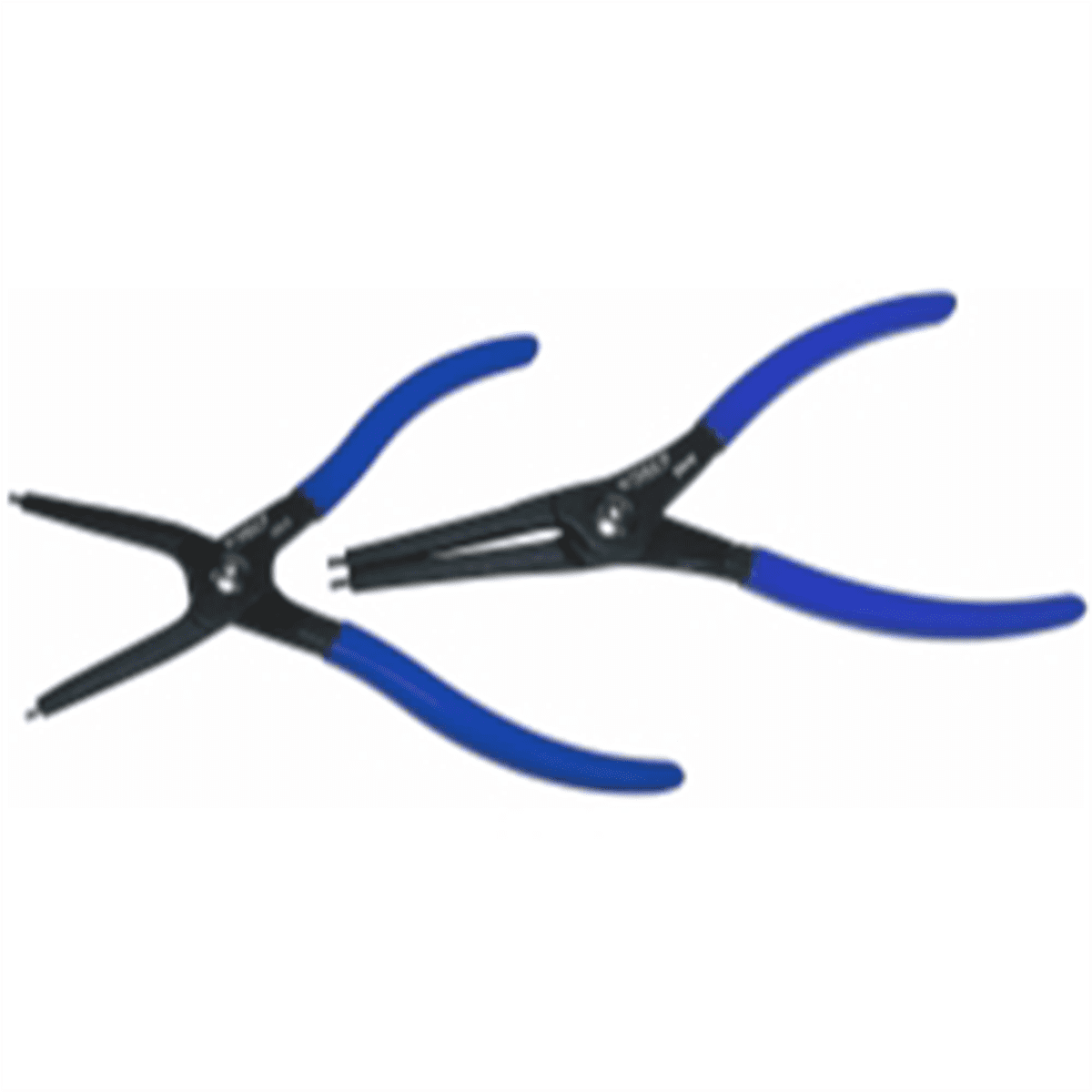 VIM Tools Snap Ring Pliers Set, 7 Inch OAL, 1.8M (.071) Hardened Tips ...