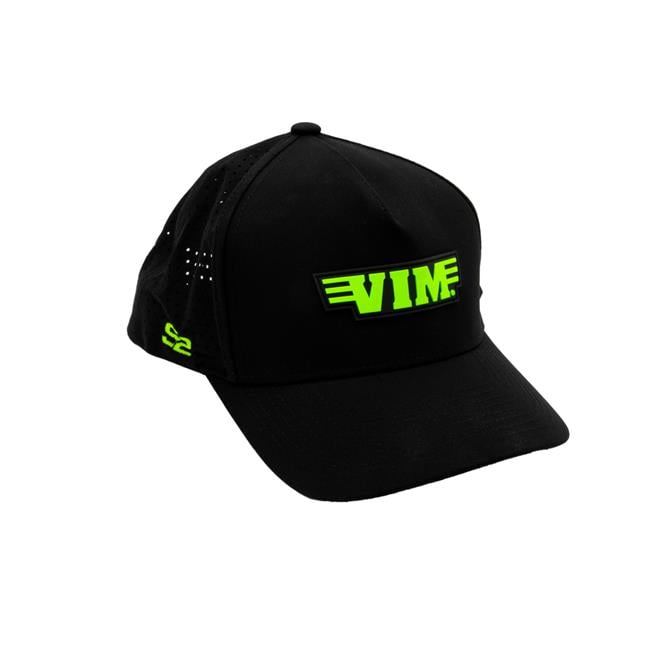 VIM Tools VIM Hat - PVC Patch Green Logo - Black - Walmart.com