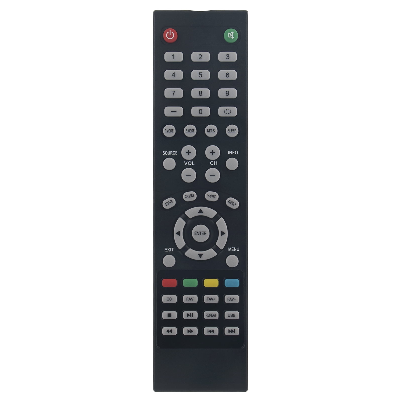 VINABTY Proscan-8 Replace Remote fit for Proscan TV PLDED3274-UK-B ...