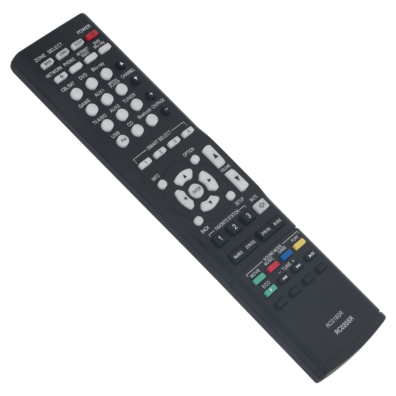VINABTY RC018SR RC020SR Replace Remote Control fit for Marantz AV Receiver Home Theater NR1501 ...