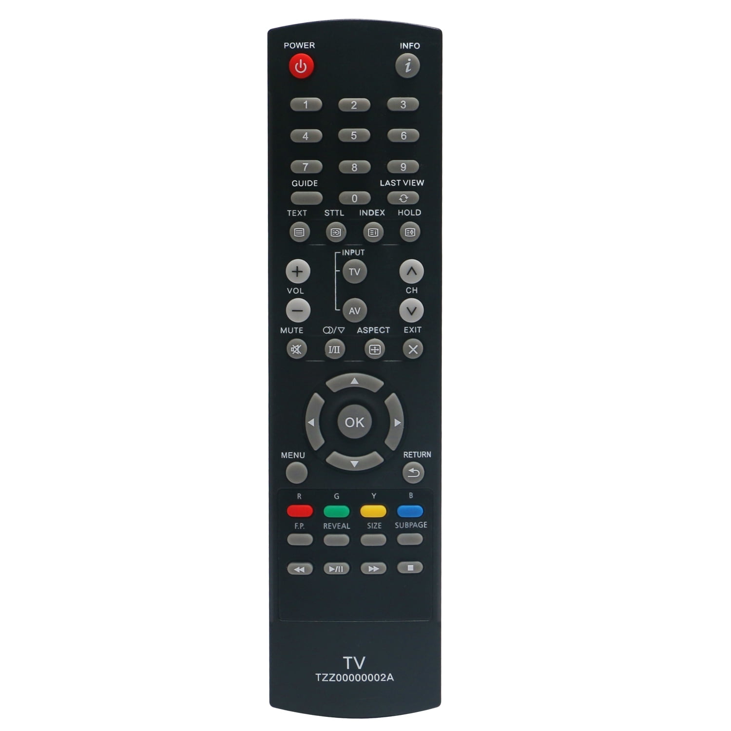 VINABTY TZZ00000002A Replacement Remote fit for Panasonic Viera TV TH ...