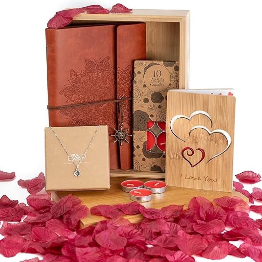 VINAKAS Romantic Gift Set -Birthday Anniversary Holiday Wedding ...