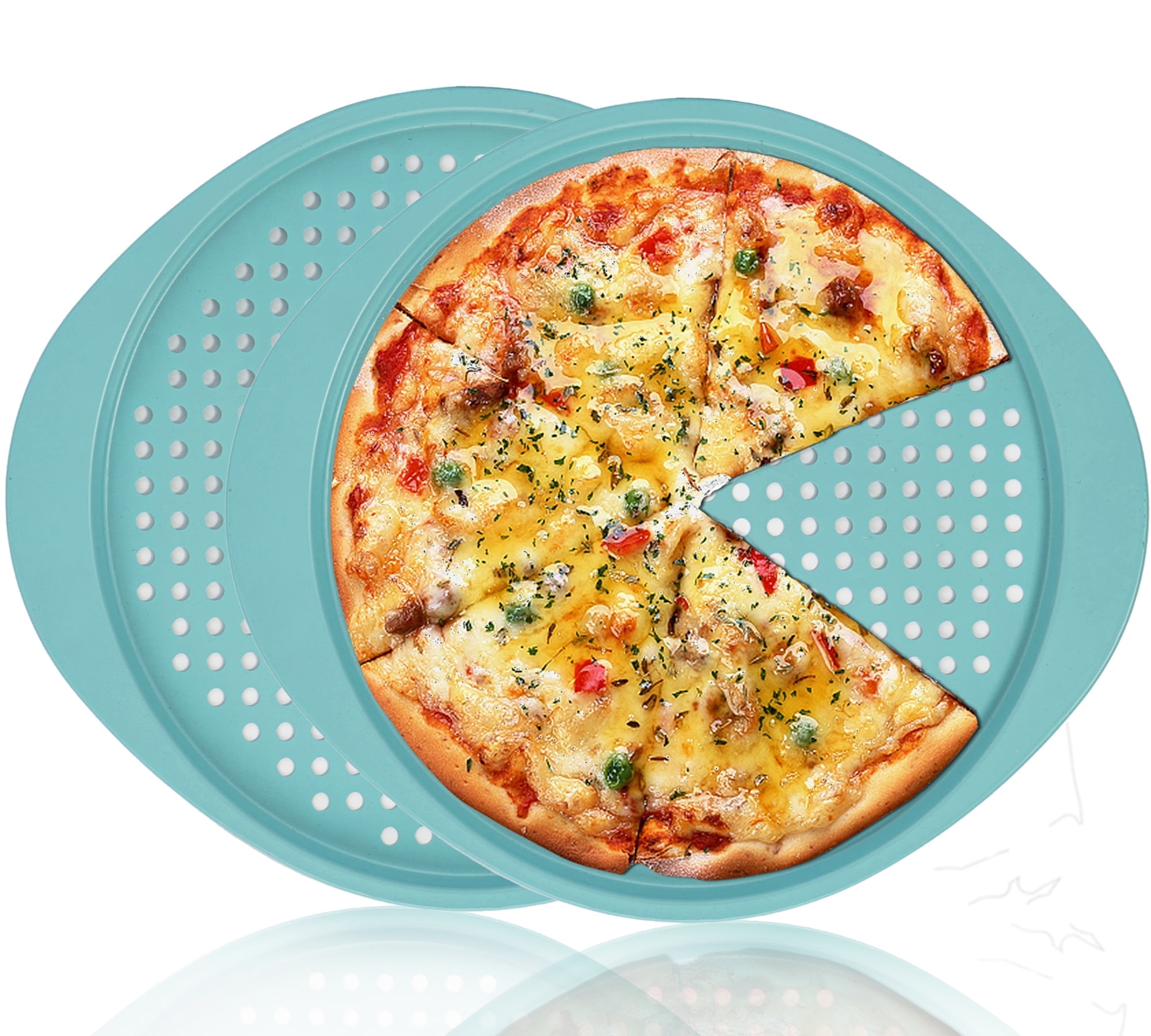 VINAUO 12 inch Pizza Pan for Oven, Pizza Pan with Holes Non-Stick ...