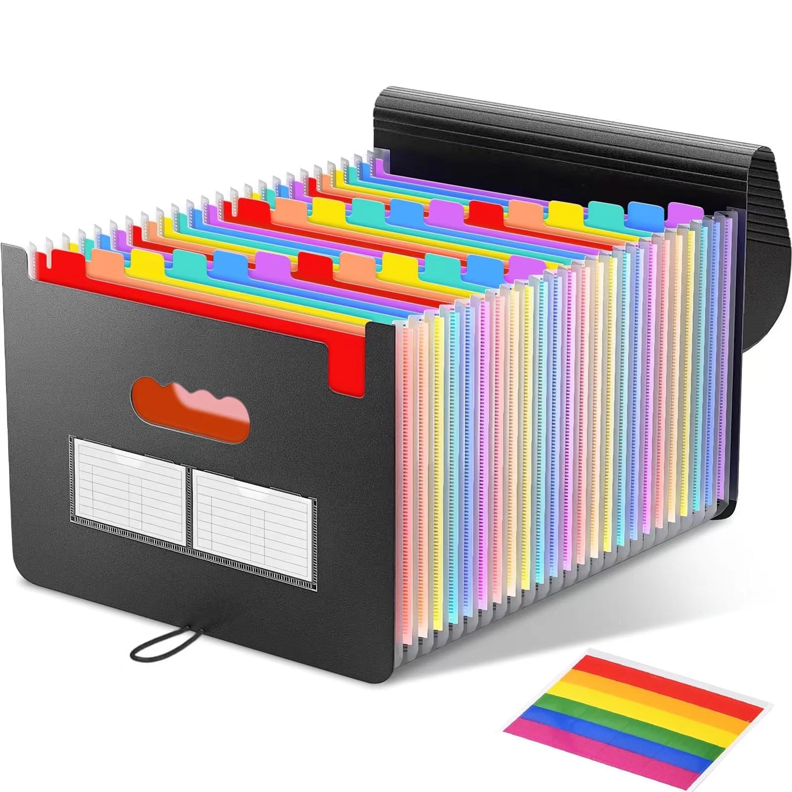 VINAUO Accordion File Organizer, 25 Pockets, A4 Letter Size, Expandable ...