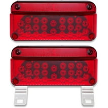 Grote 53122 Stop/Tail/Turn Red Led Oval Kit(53962+92420+67005 ...