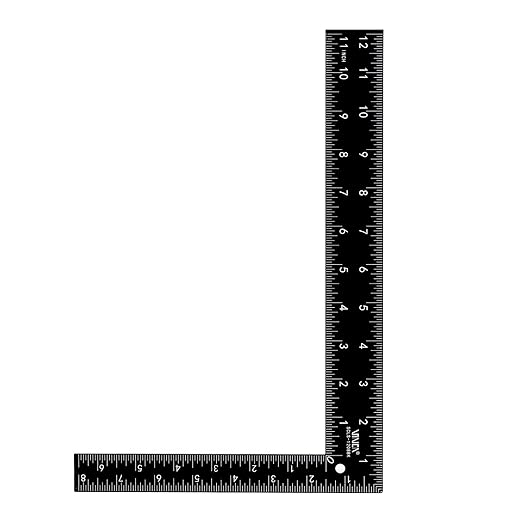 VINCA Carpenter Framing L Shape Square, SCLS-1208BK 8 inch x 12 inch ...