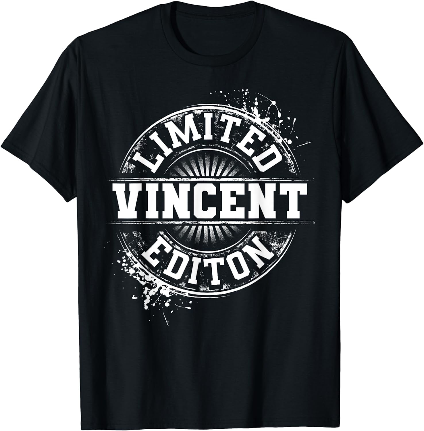 VINCENT Funny Surname Family Tree Birthday Reunion Gift Idea T-Shirt ...