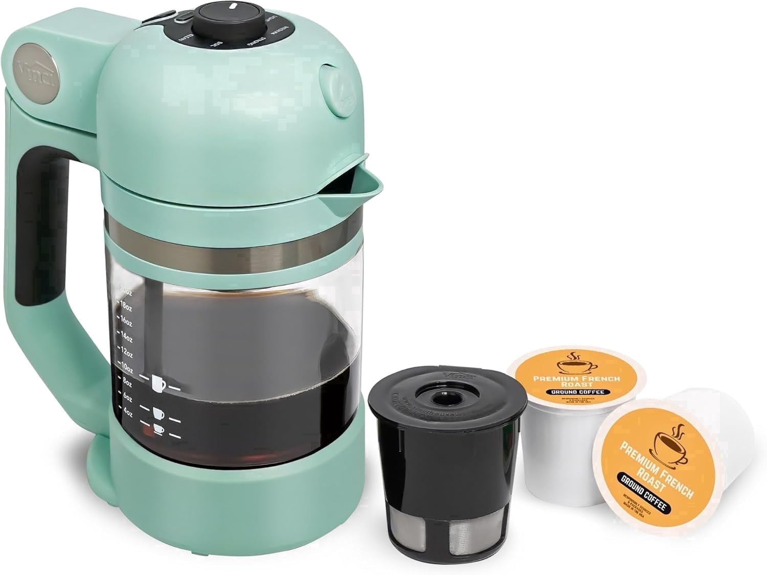 VINCI Micro Café Single-Serve Coffee Brewer | Compatible with Keurig K ...