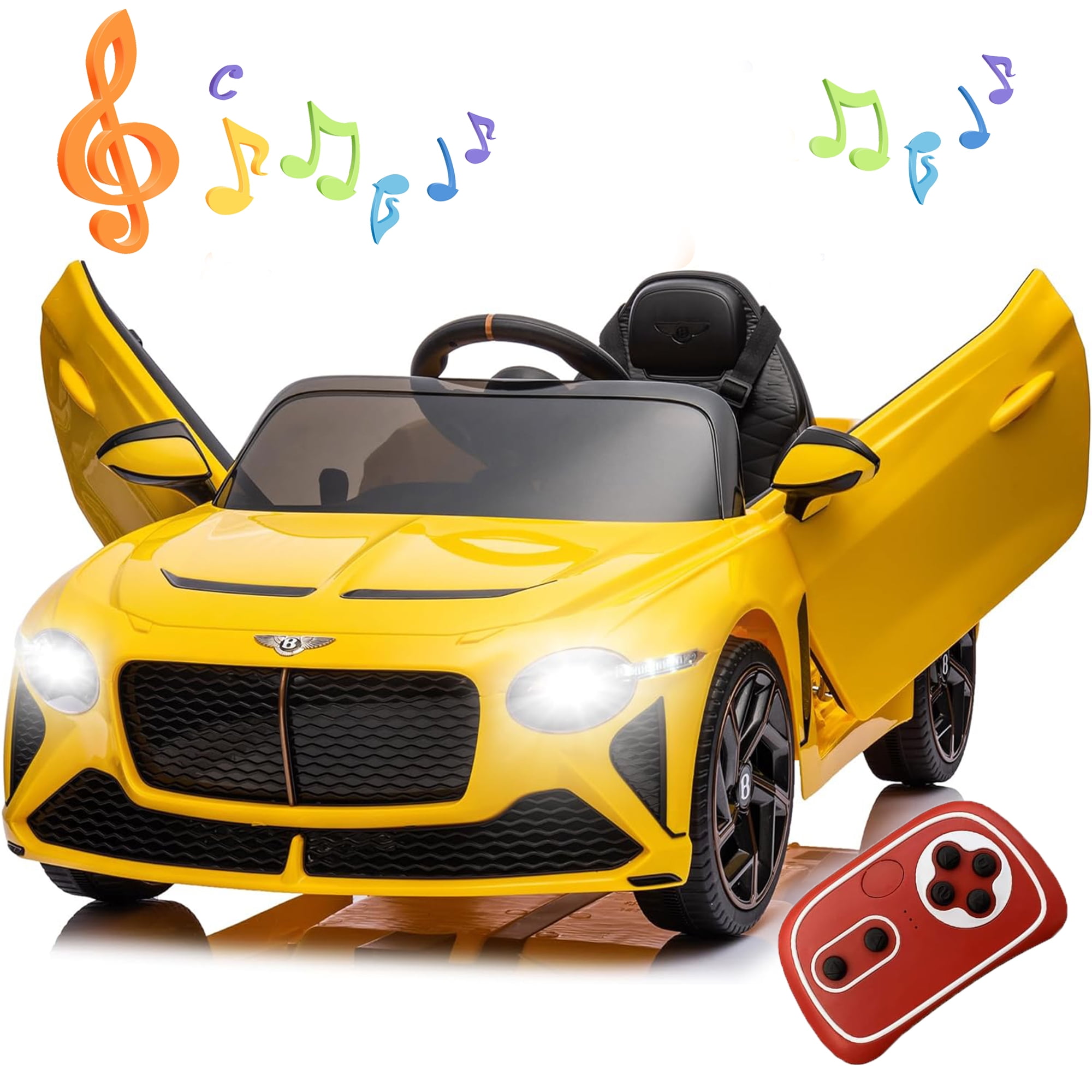 VINCIGO 12V Electric Ride on Car for Kids, Licensed Bentley Bacalar ...
