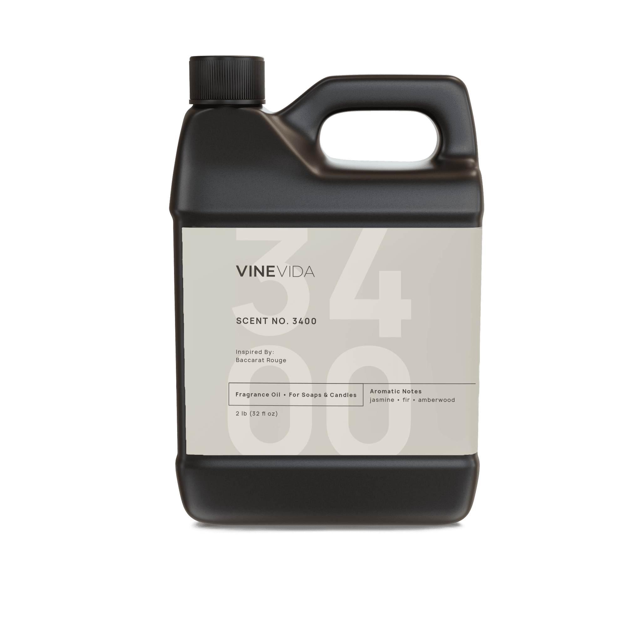 VINEVIDA Scent NO. 3400, Inspired By: Baccarat Rouge Fragrance Oil, 32 ...