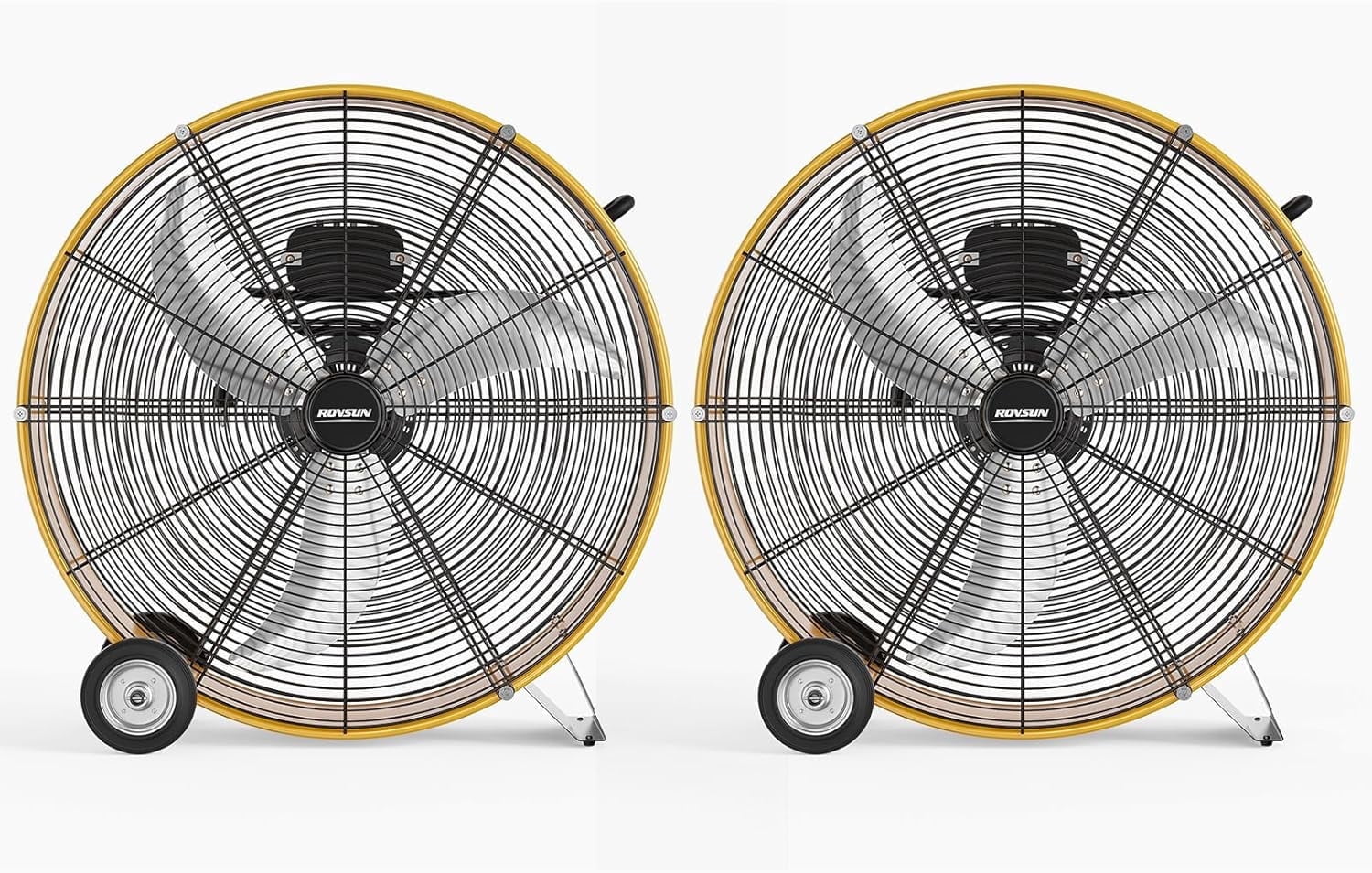 VINGLI 24 Inch High Velocity Drum Fan, 9500CFM Industrial Metal Floor ...