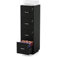 VINGLI 4 Drawer File Cabinet with Lock, Home Office Filing Organizer ...