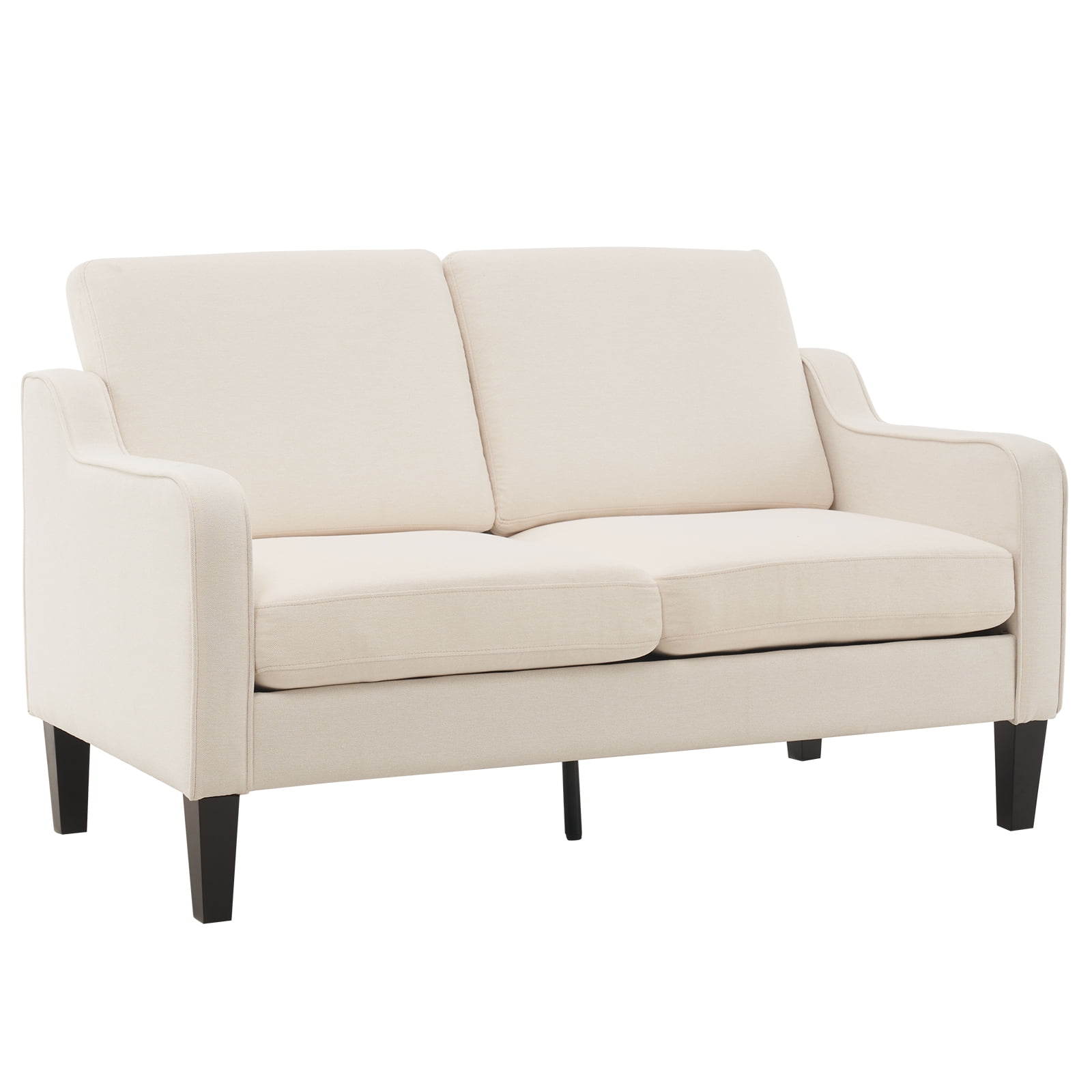 VINGLI 53" Small Loveseat for Small Space,Mid-century Modern Love Seat ...