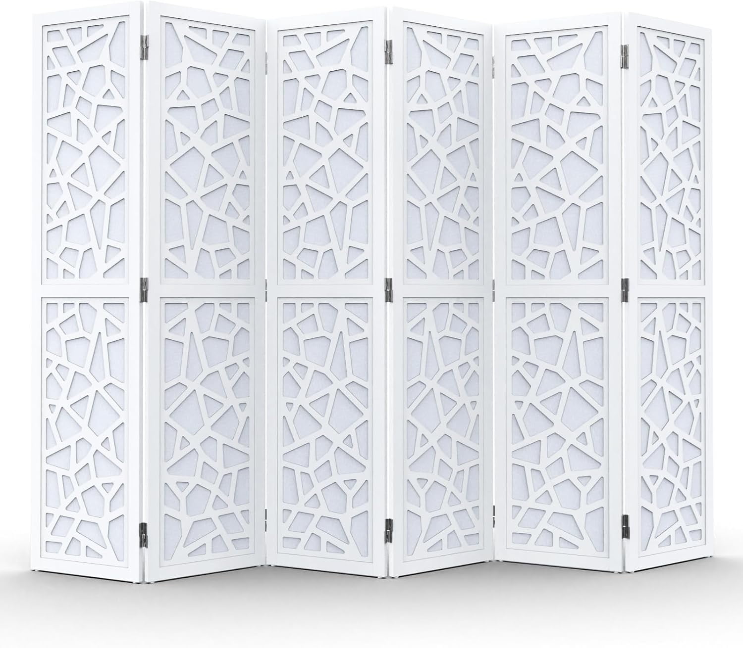 VINGLI 70'' H Room Divider, Non-Woven Fabric Privacy Screen, Indoor ...