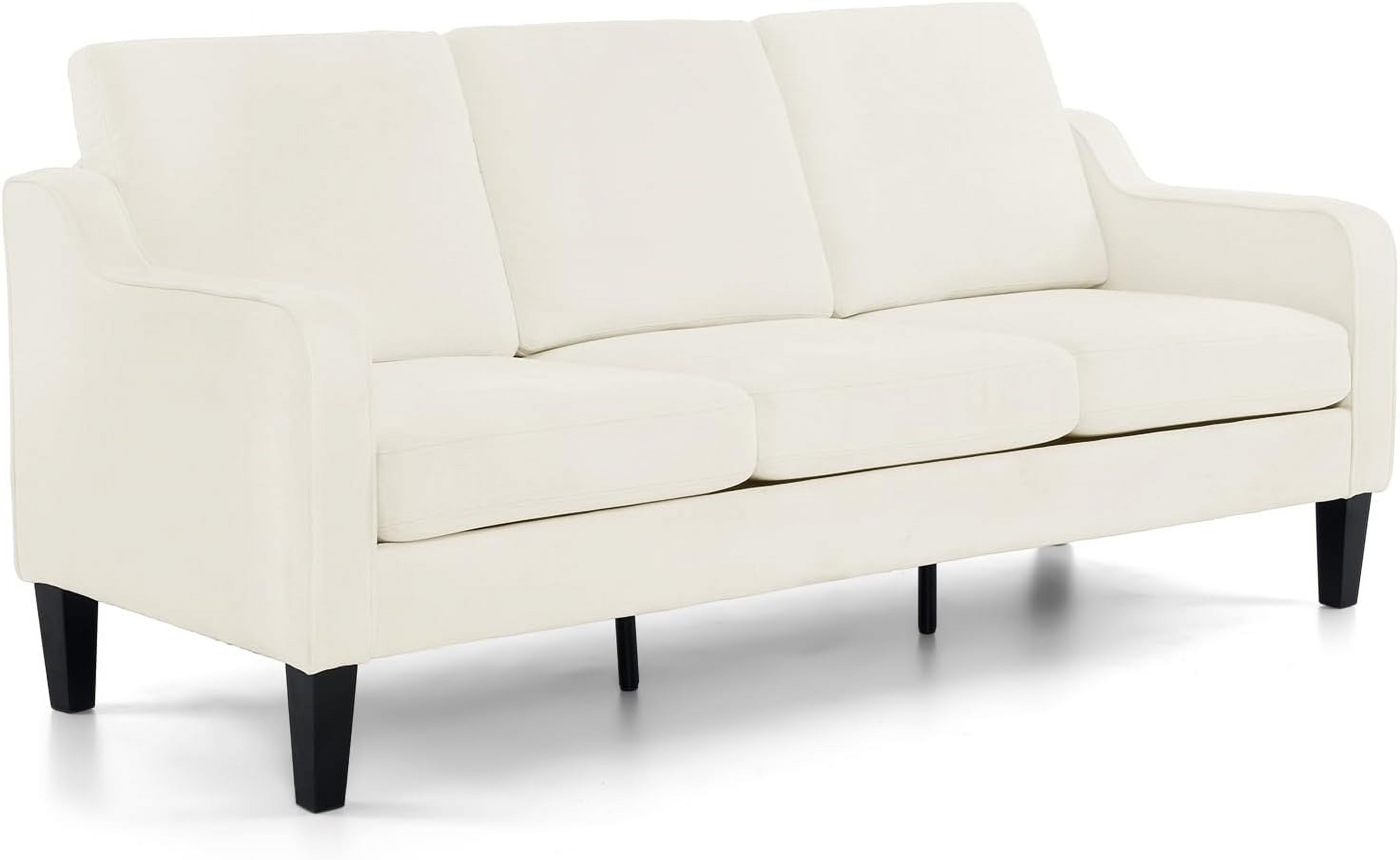 Aukfa 78.4" 3-Seater Sofa, Upholstered Sofa Couch for Living Room ...