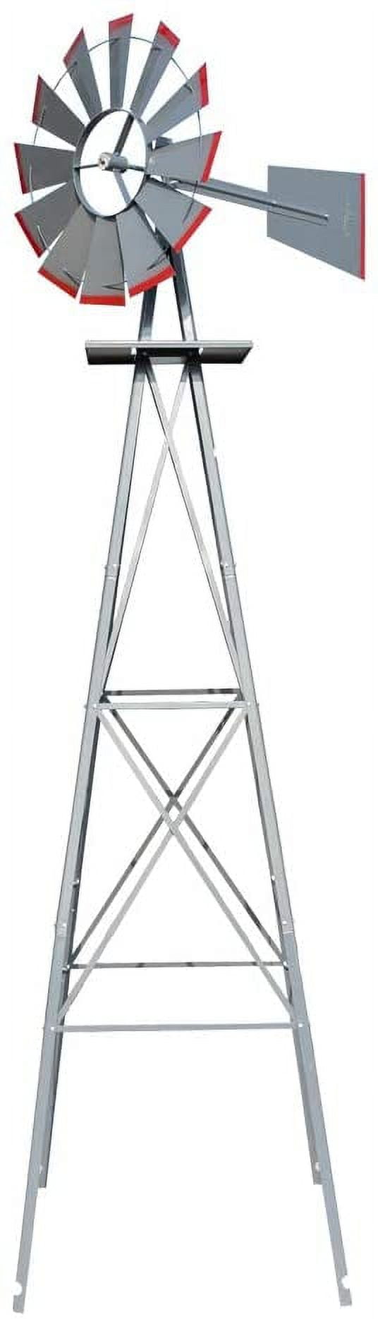 VINGLI 8FT Ornamental Windmill Backyard Garden Decoration Weather Vane ...