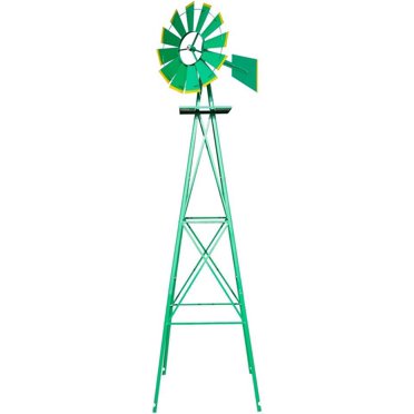 Zimtown 8FT Windmill Ornamental, Weather Resistant Metal for Home ...