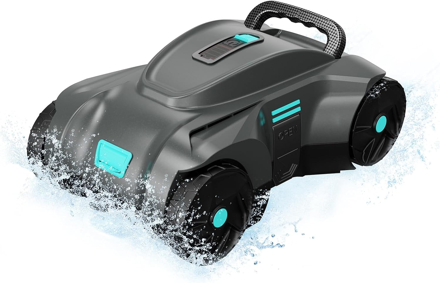 VINGLI Cordless Robotic Pool Cleaner ， Automatic Swimming Pool Vacuum ...