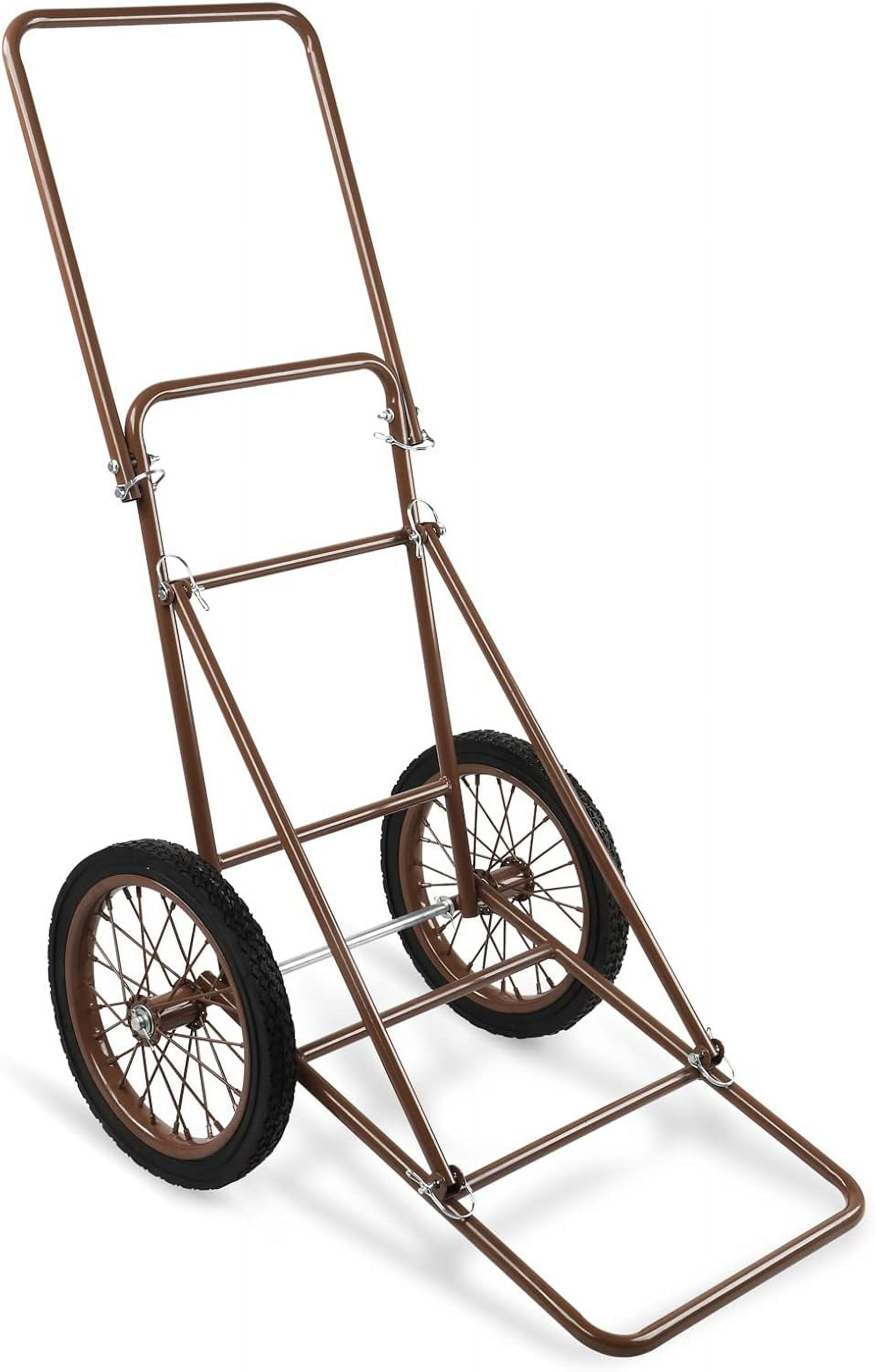 VINGLI Folding Deer Cart, 500lbs. Capacity Game Hauler Utility Gear ...