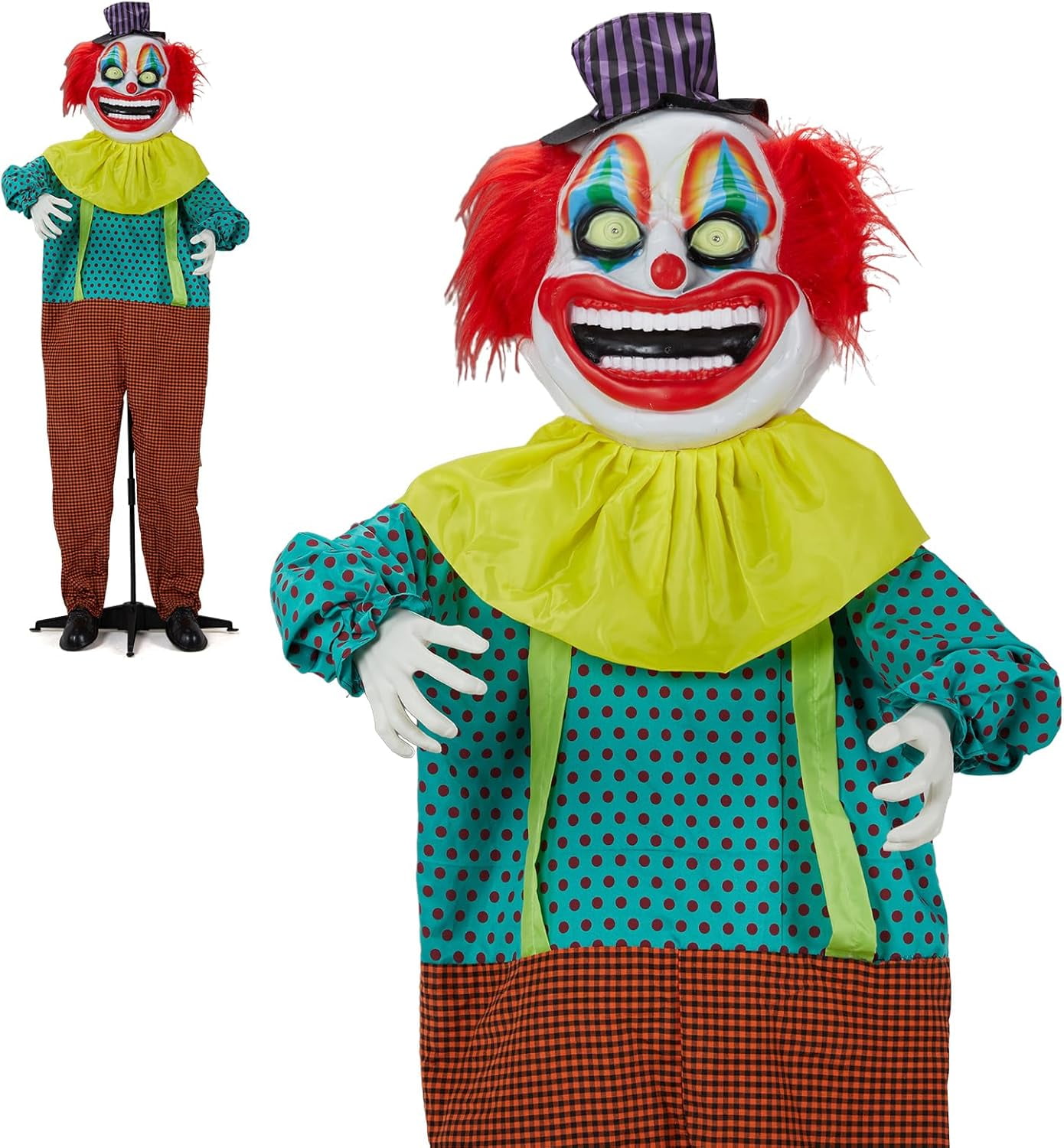 VINGLI Halloween Decor Animatronics Outdoor Decorations for Indoor ...