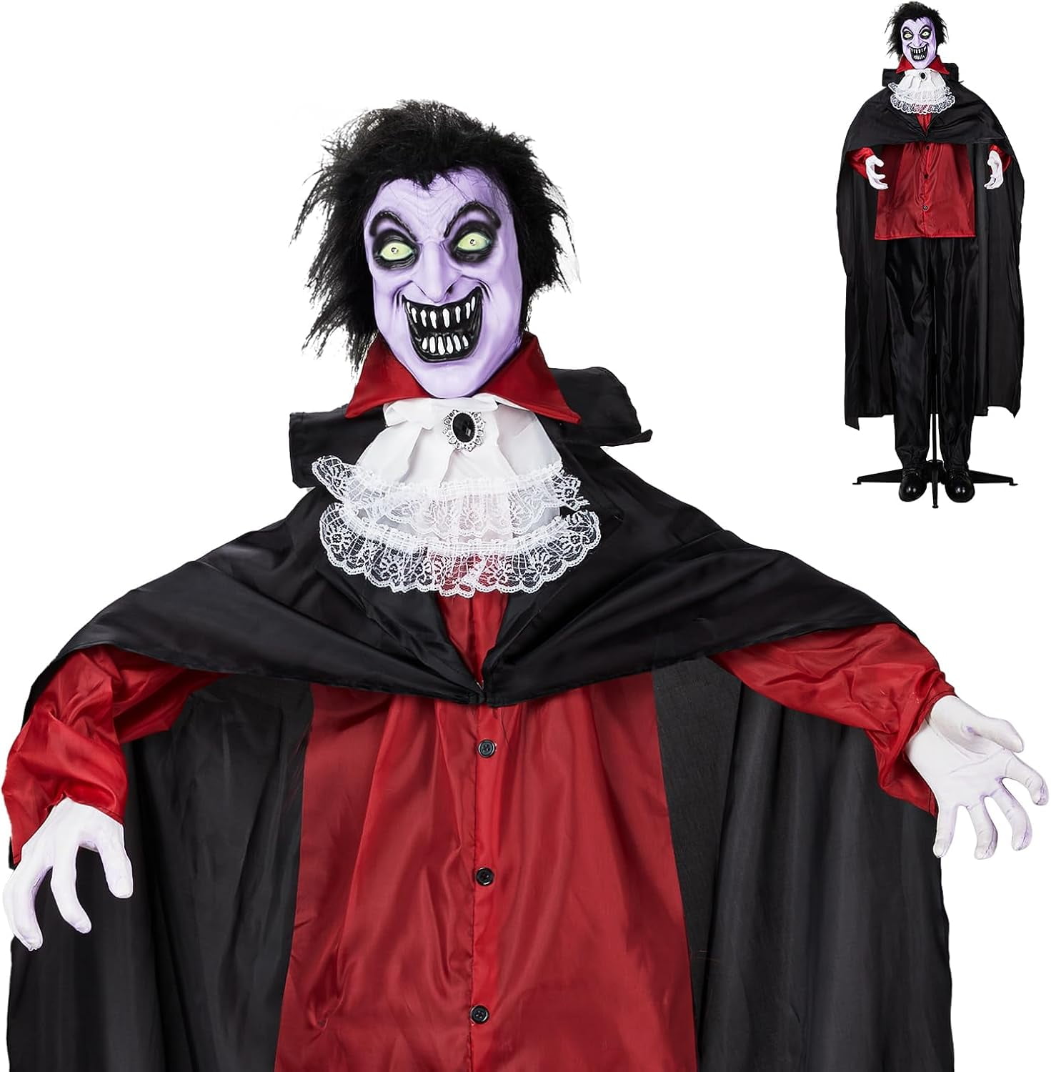 VINGLI Halloween Decor Animatronics Outdoor Decorations for Indoor ...