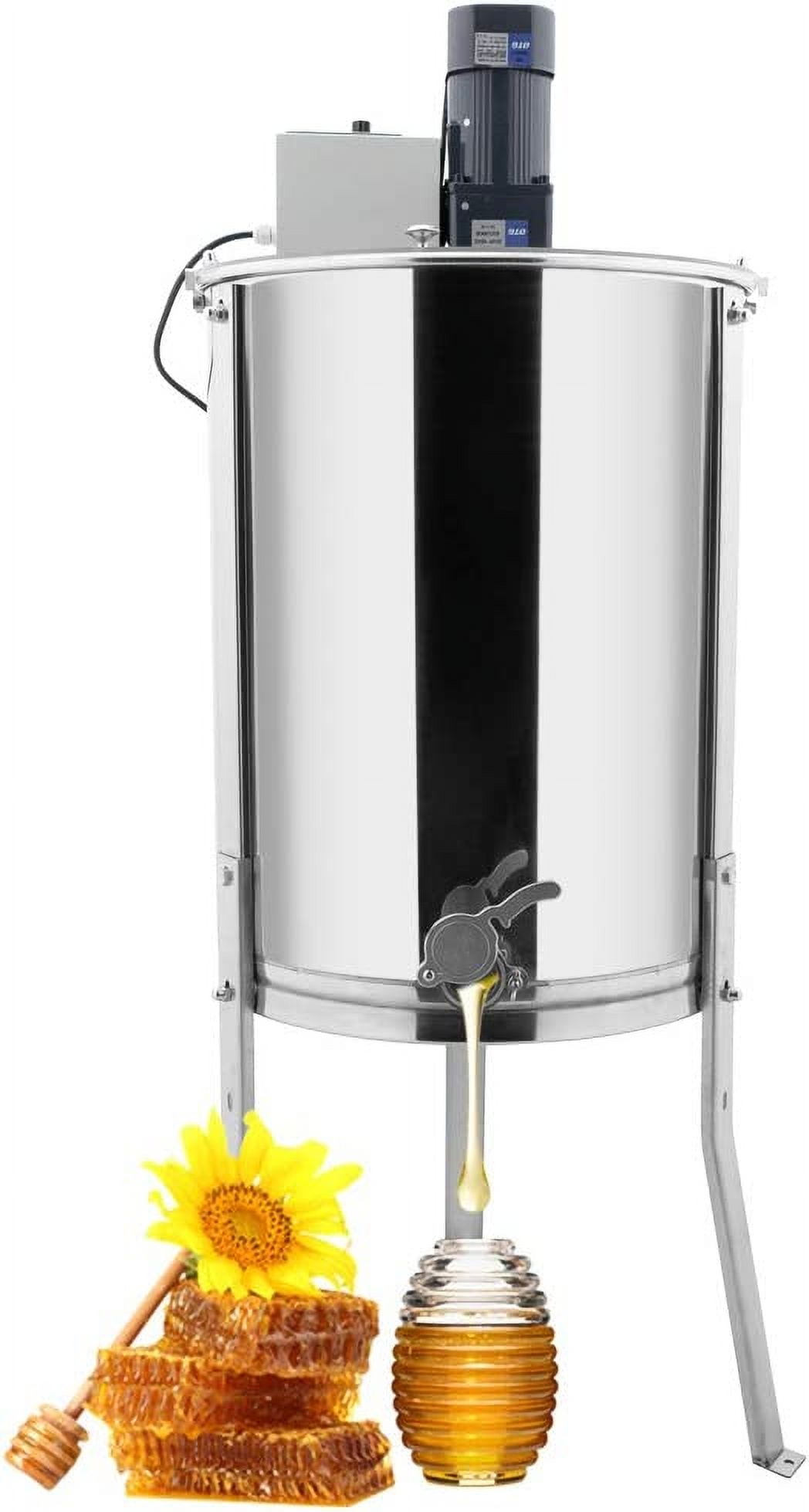 VINGLI New Electric 4 Frame Honey Extractor Separator,Food Grade ...