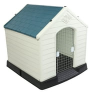 Rimax ECO Resin Dog House for Medium and Large Breeds, Taupe, 36"W ...