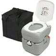 VINGLI Upgarded Portable 5.8 Gallon Flushing Camping Toilet w/Carrying ...