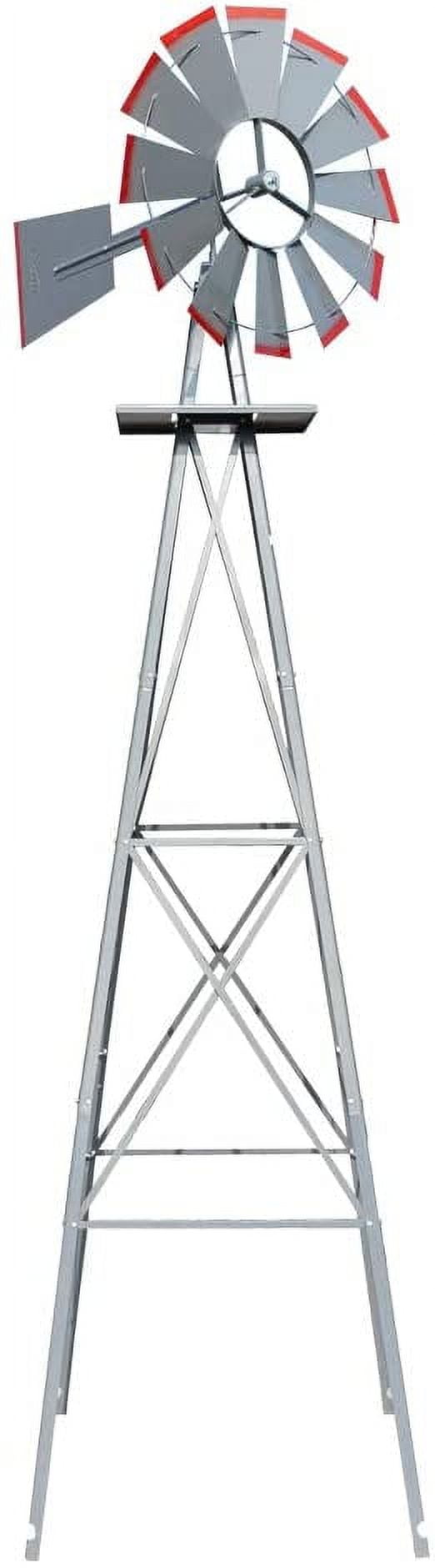 VINGLI Upgrade 8FT Ornamental Windmill Backyard Garden Decoration ...